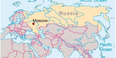 Moscou mapa - Mapas de Moscou (Rússia)
